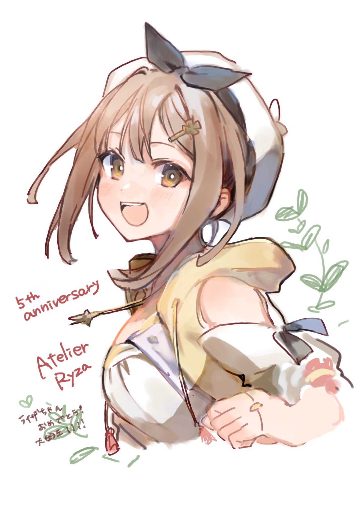 Safebooru - 1girl :d anniversary atelier (series) atelier ryza atelier ...