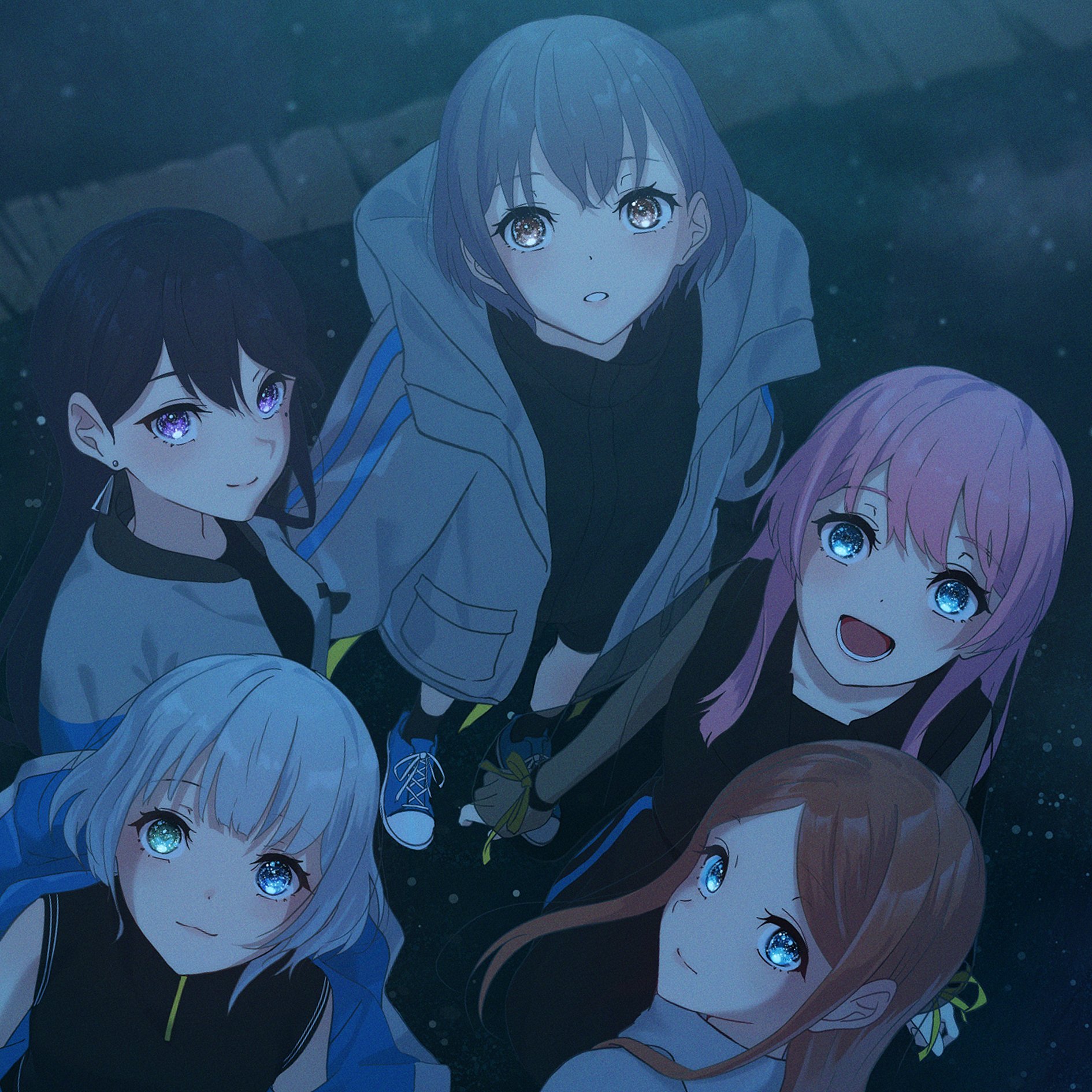 Safebooru - 5girls bang dream! bang dream! it's mygo!!!!! black dress black hair black shirt ...