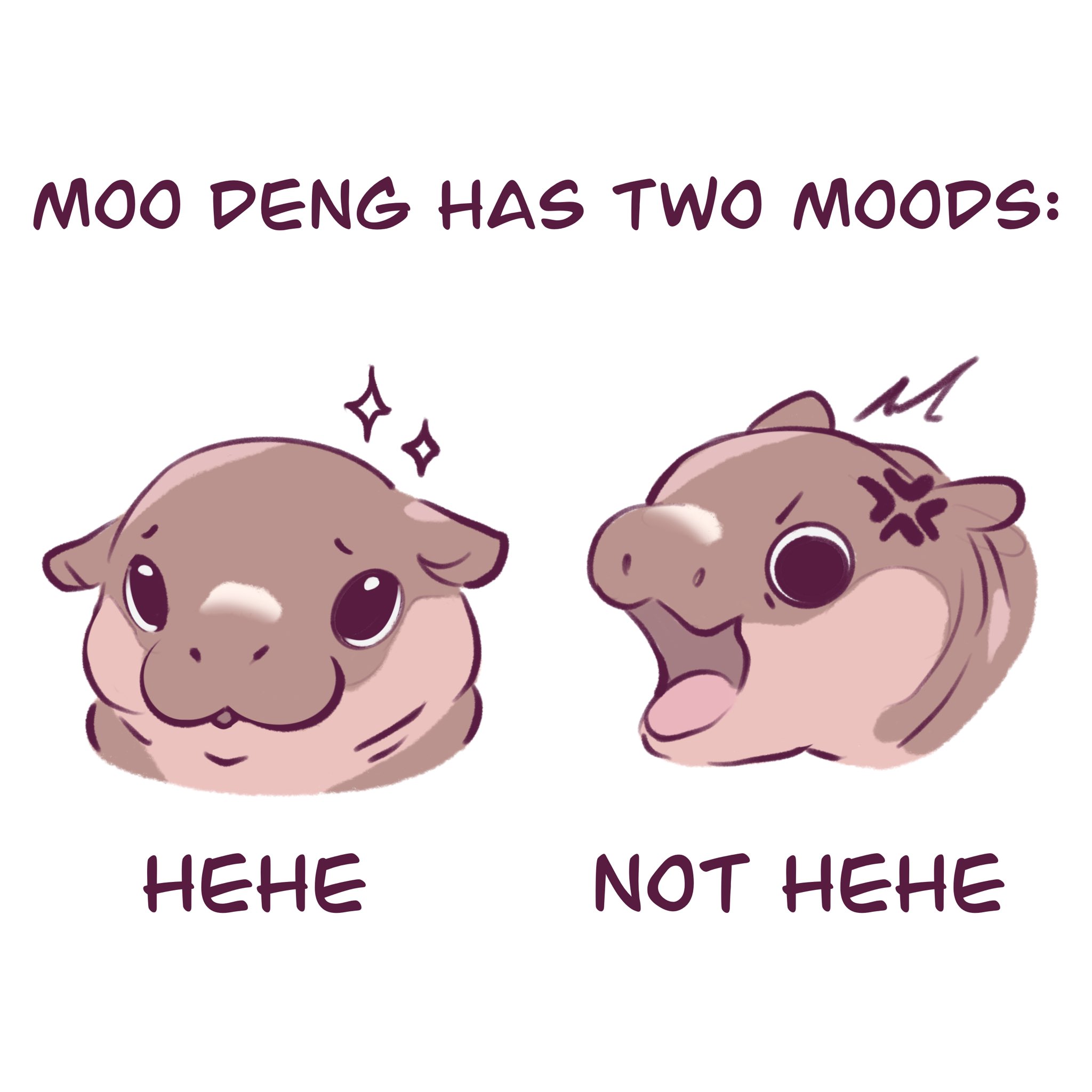 Safebooru - animal focus baby animal highres hippopotamus looking at ...