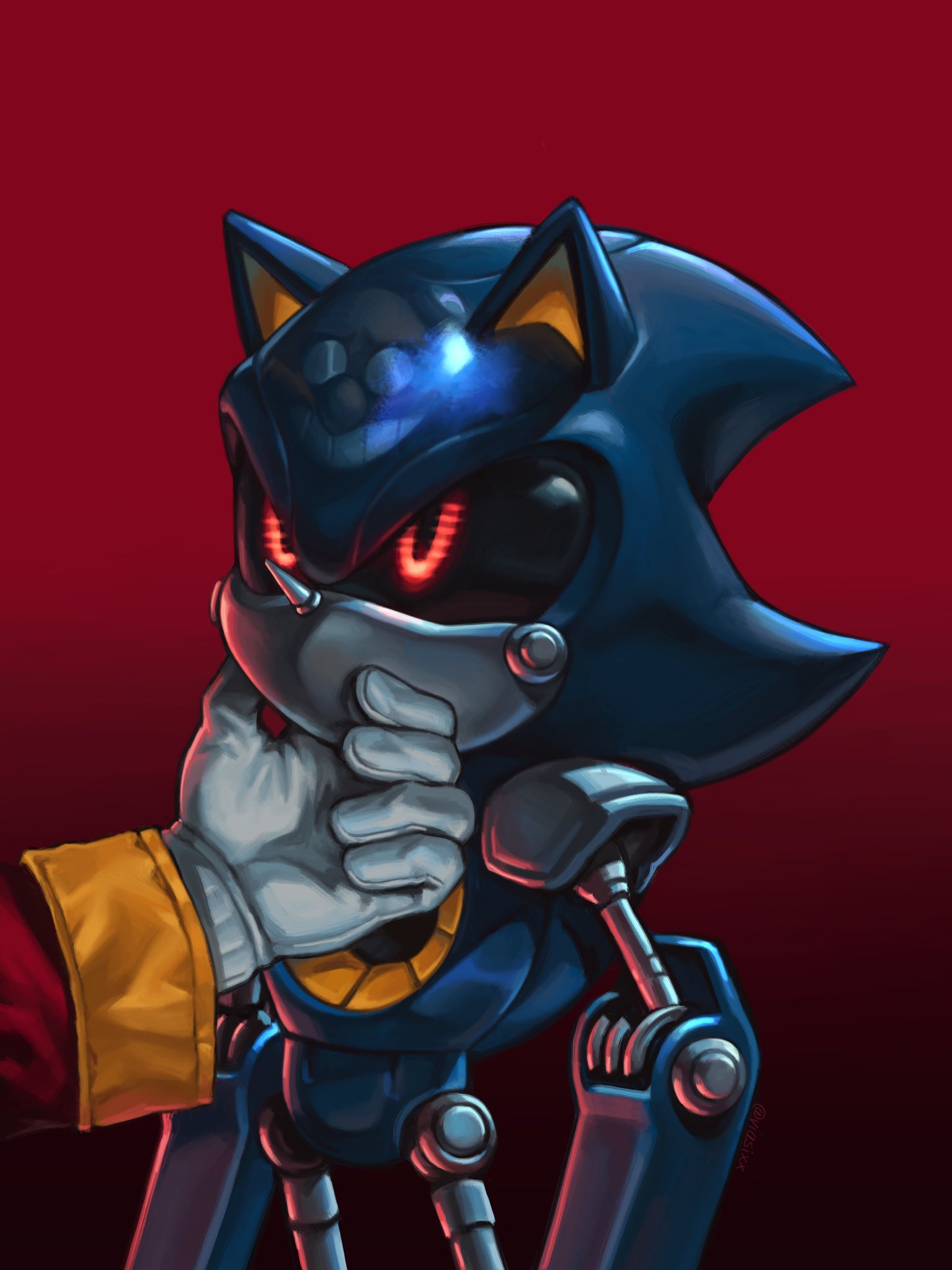 Safebooru - 2boys animal ears bald dr. eggman evil smile facial hair ...