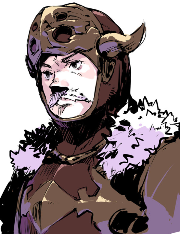 Safebooru - armor facial hair final fantasy final fantasy tactics ...