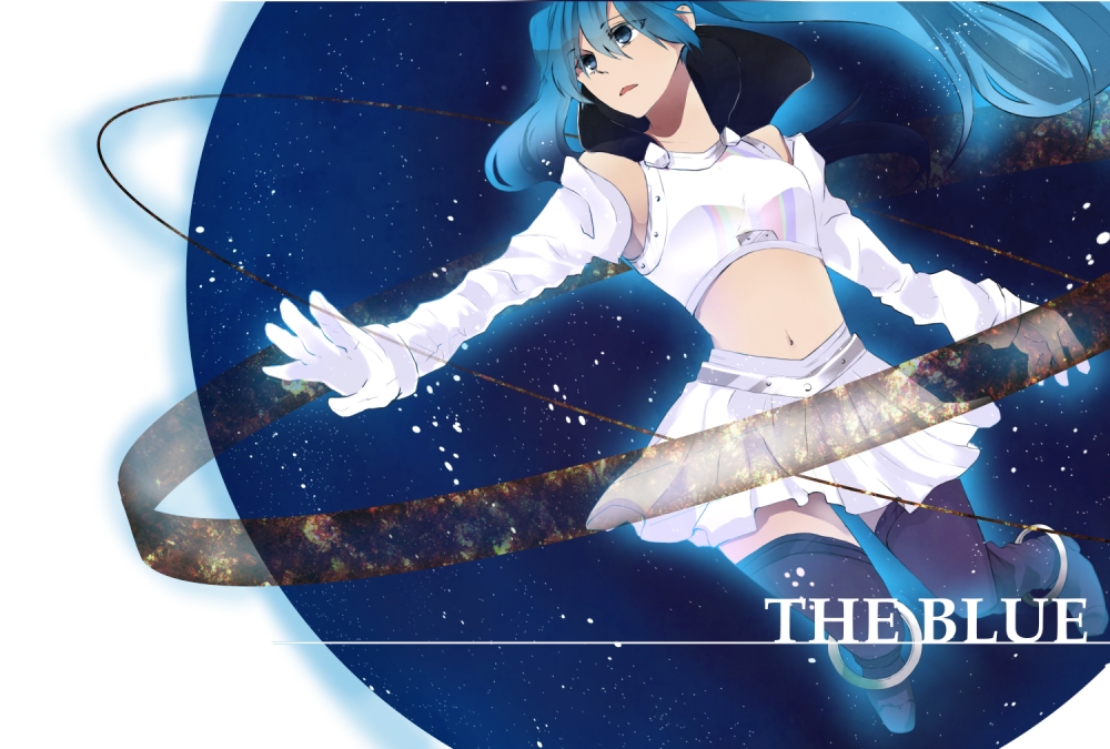 Safebooru - 1girl anklet aqua eyes aqua hair elbow gloves gloves hatsune miku jewelry long hair ...