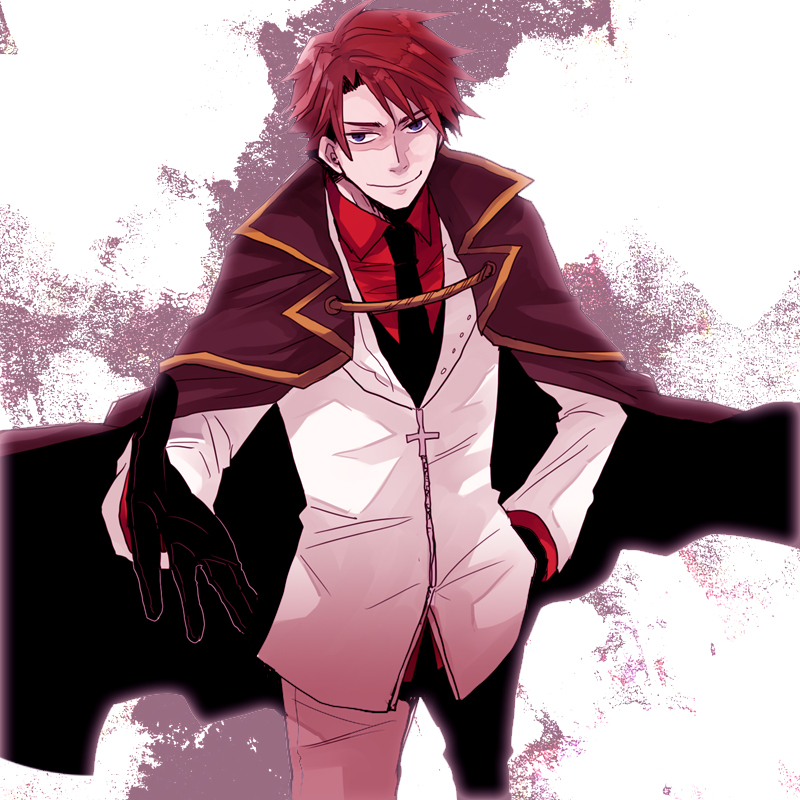 Safebooru - blue eyes red hair smile sudachips umineko no naku koro ni ...