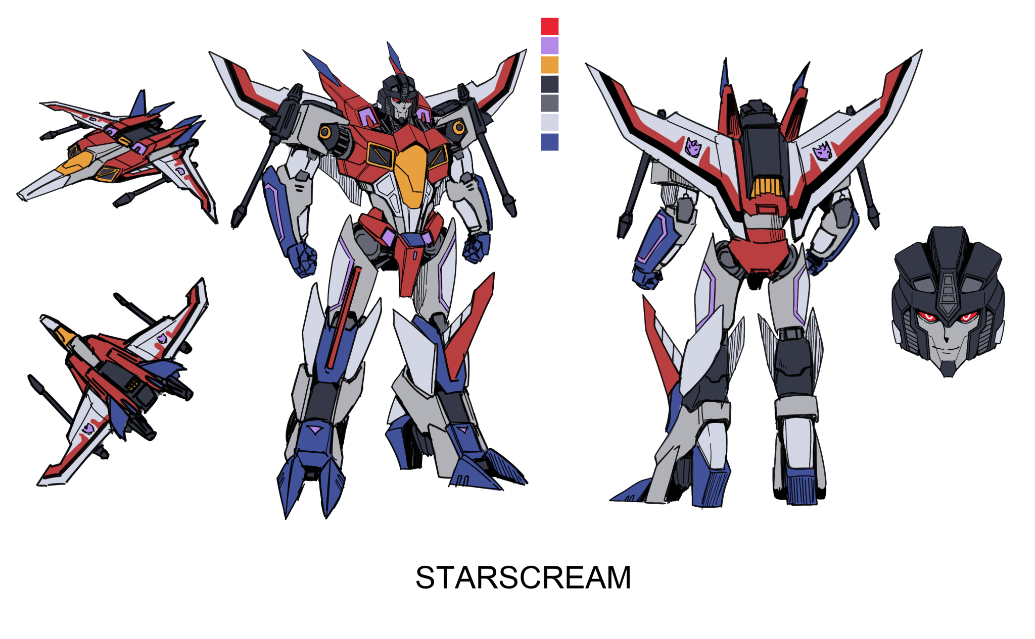 Safebooru - aircraft airplane arm cannon color guide decepticon english ...