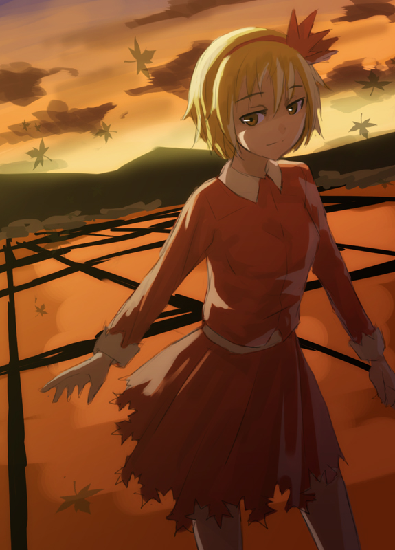 Safebooru 1girl Aki Shizuha Kurione Zassou Solo Touhou 1068390 1668