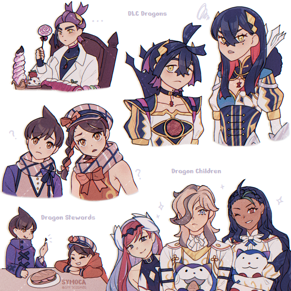 Safebooru - 3boys 4girls :q ? alear (female) (fire emblem) alear ...
