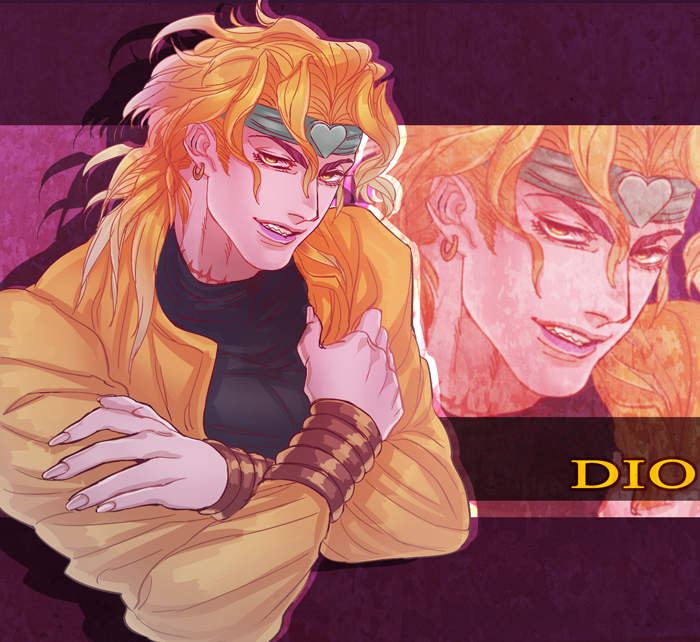 Safebooru - 1boy blonde hair character name dio brando headband heart jojo no kimyou na bouken ...