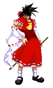 Safebooru - guilty gear hakurei reimu kkk0167 lowres pixel art sol ...
