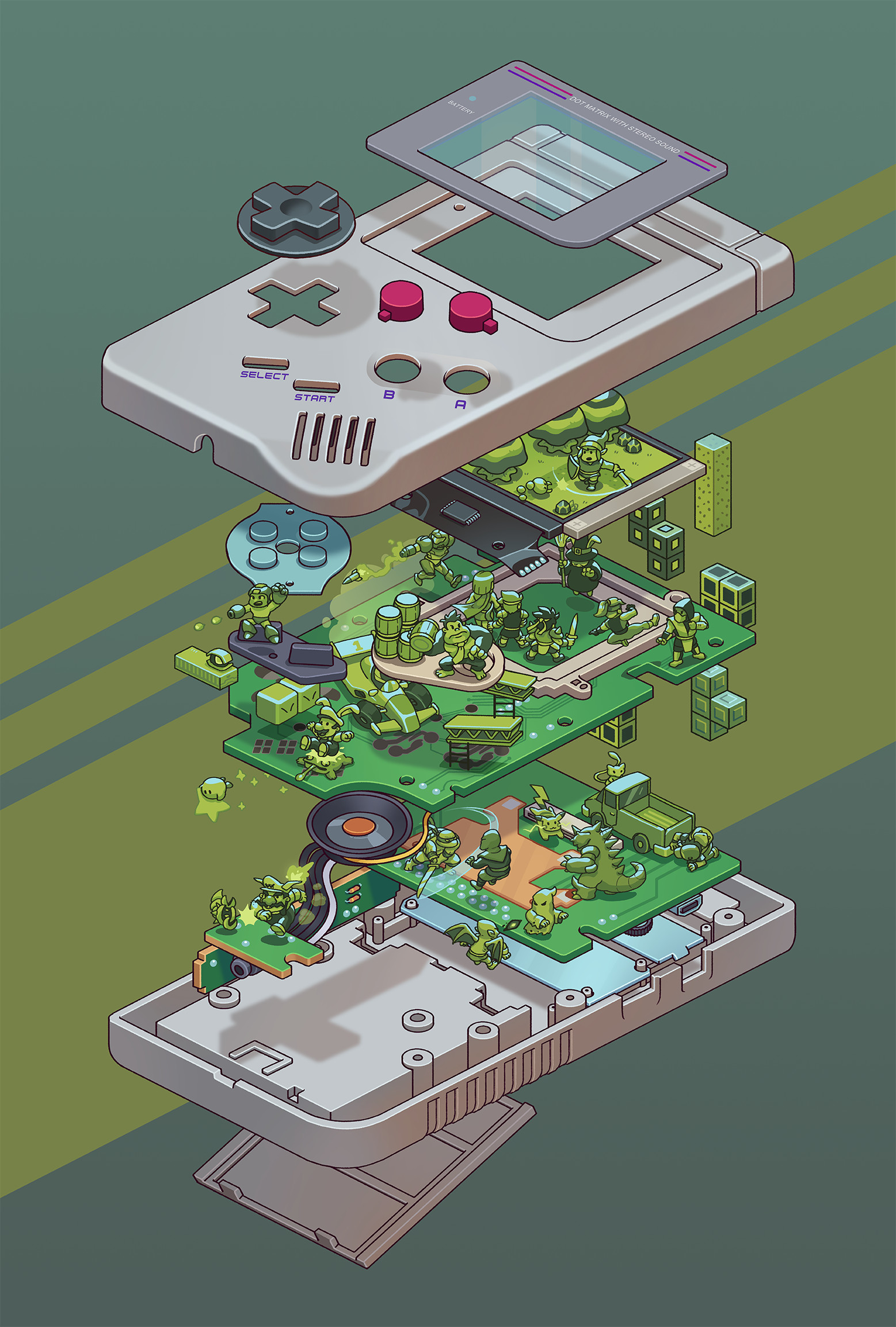 Safebooru - arm cannon armor attack barrel battle car character request copyright request donkey ...