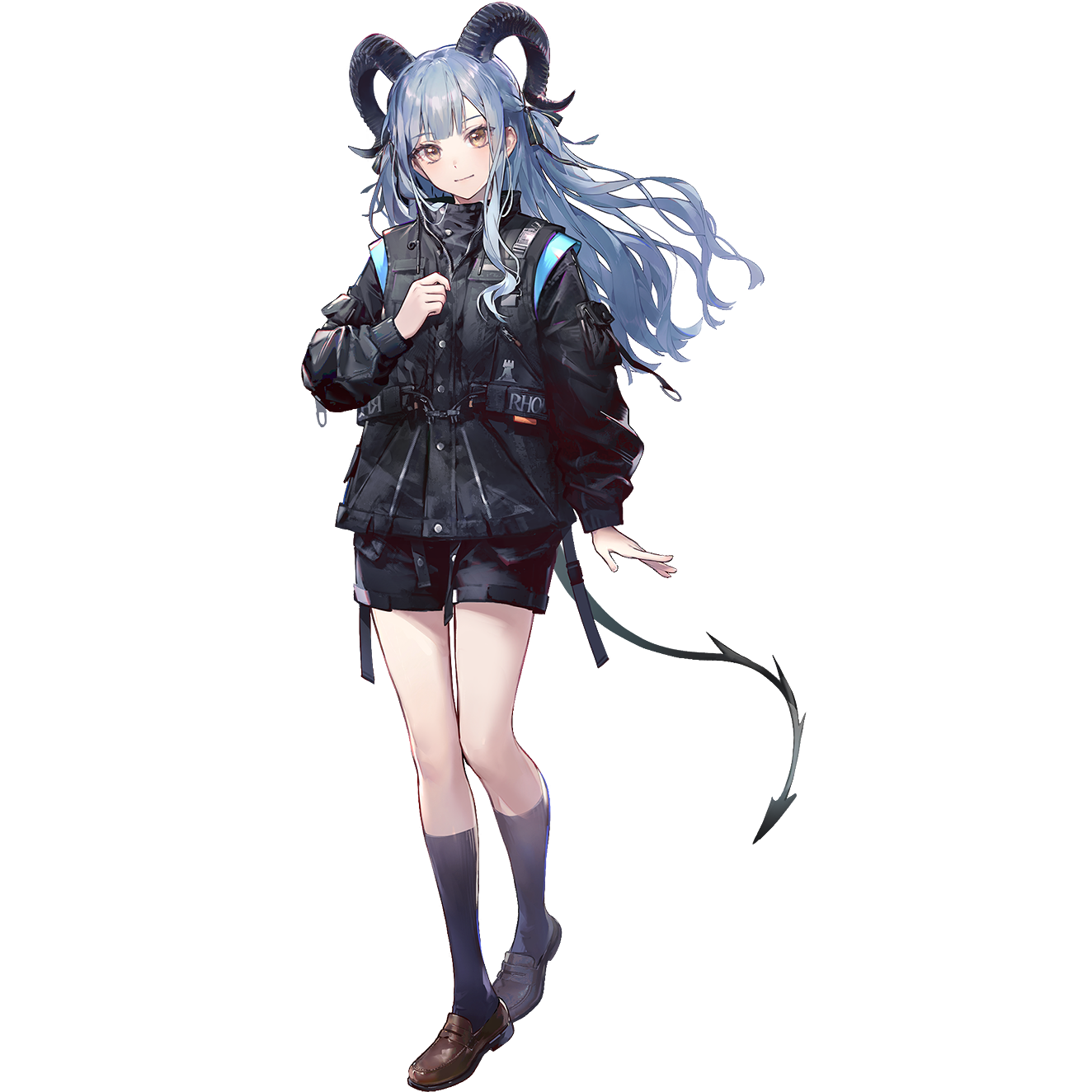 Safebooru - 1girl arknights bang dream! bang dream! it's mygo!!!!! black jacket black ribbon ...