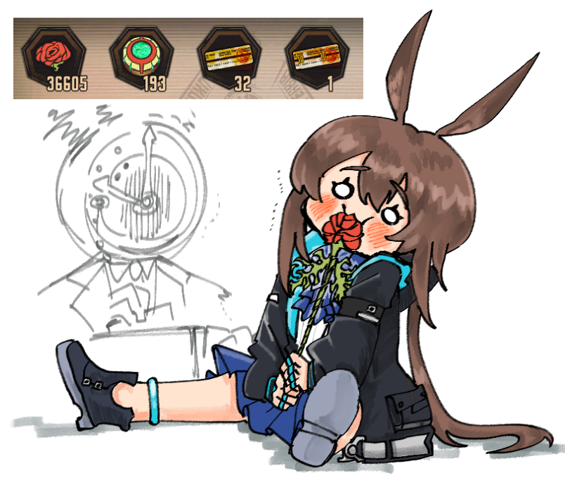 Safebooru - 1girl 1other amiya (arknights) animal ears arknights blush ...