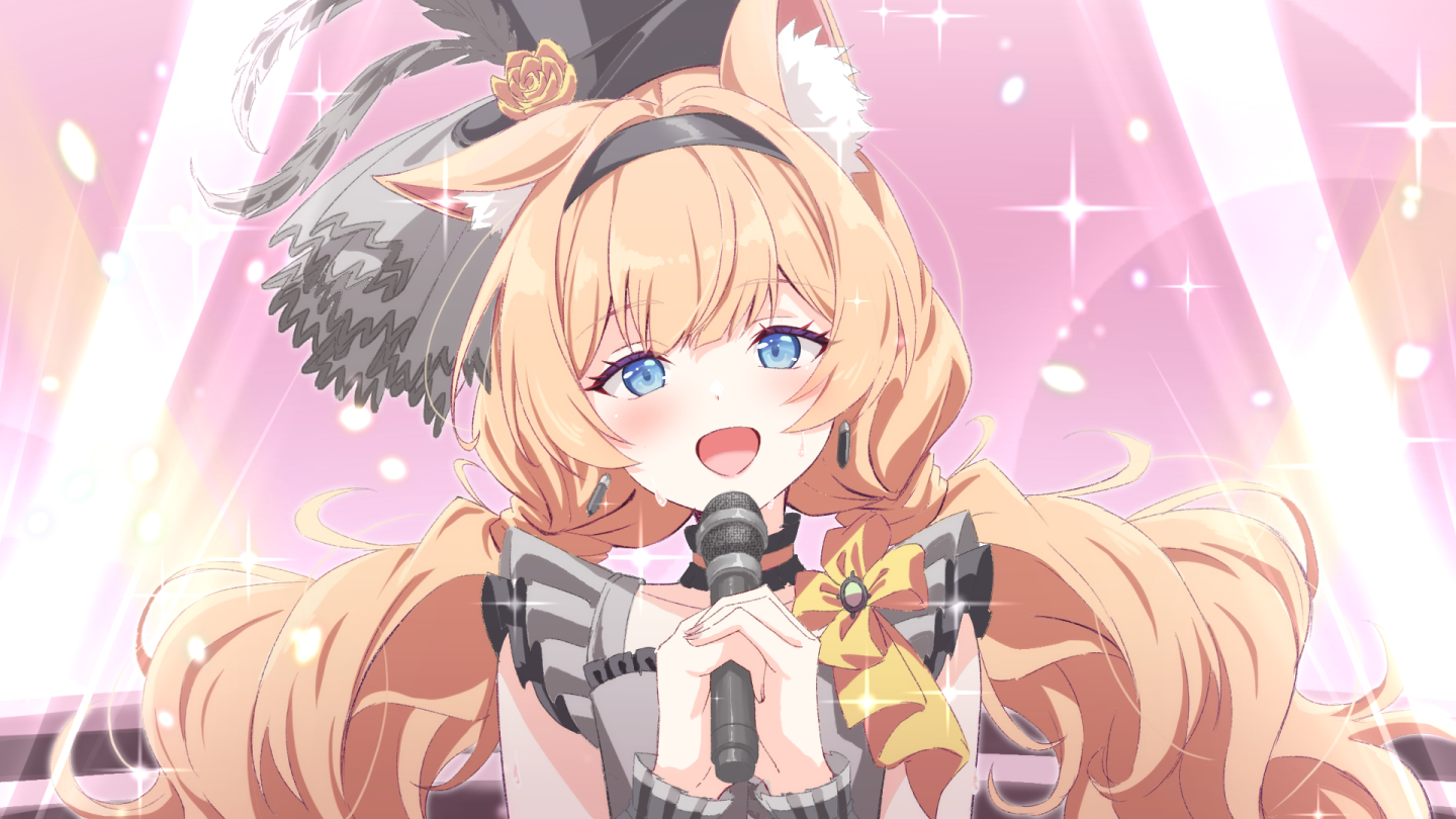 Safebooru - 1girl animal ear fluff animal ears bassa black hairband blonde hair blue archive ...