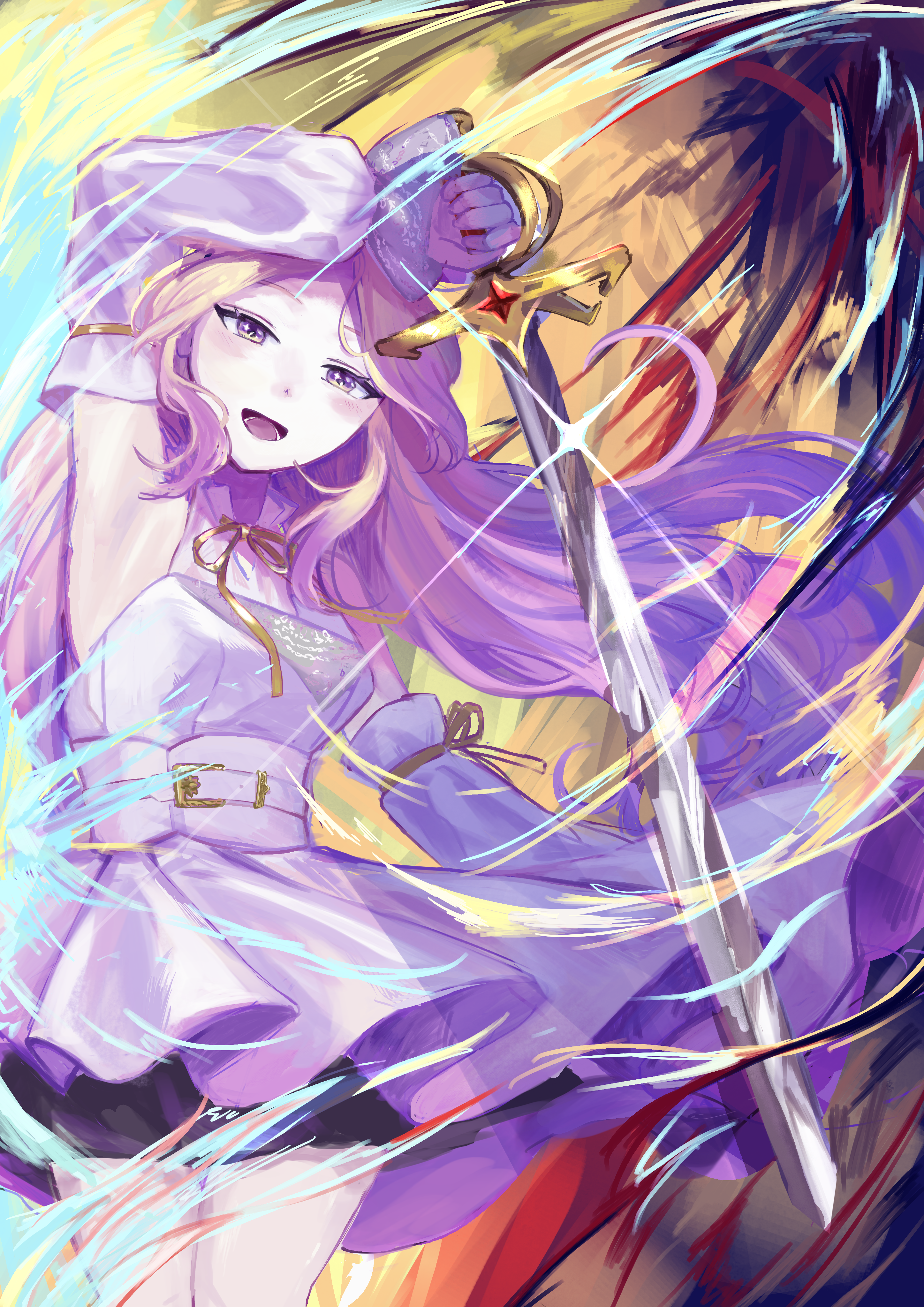 Safebooru - absurdres blonde hair blue-purple eyes blue eyes gakuen idolmaster highres holding ...