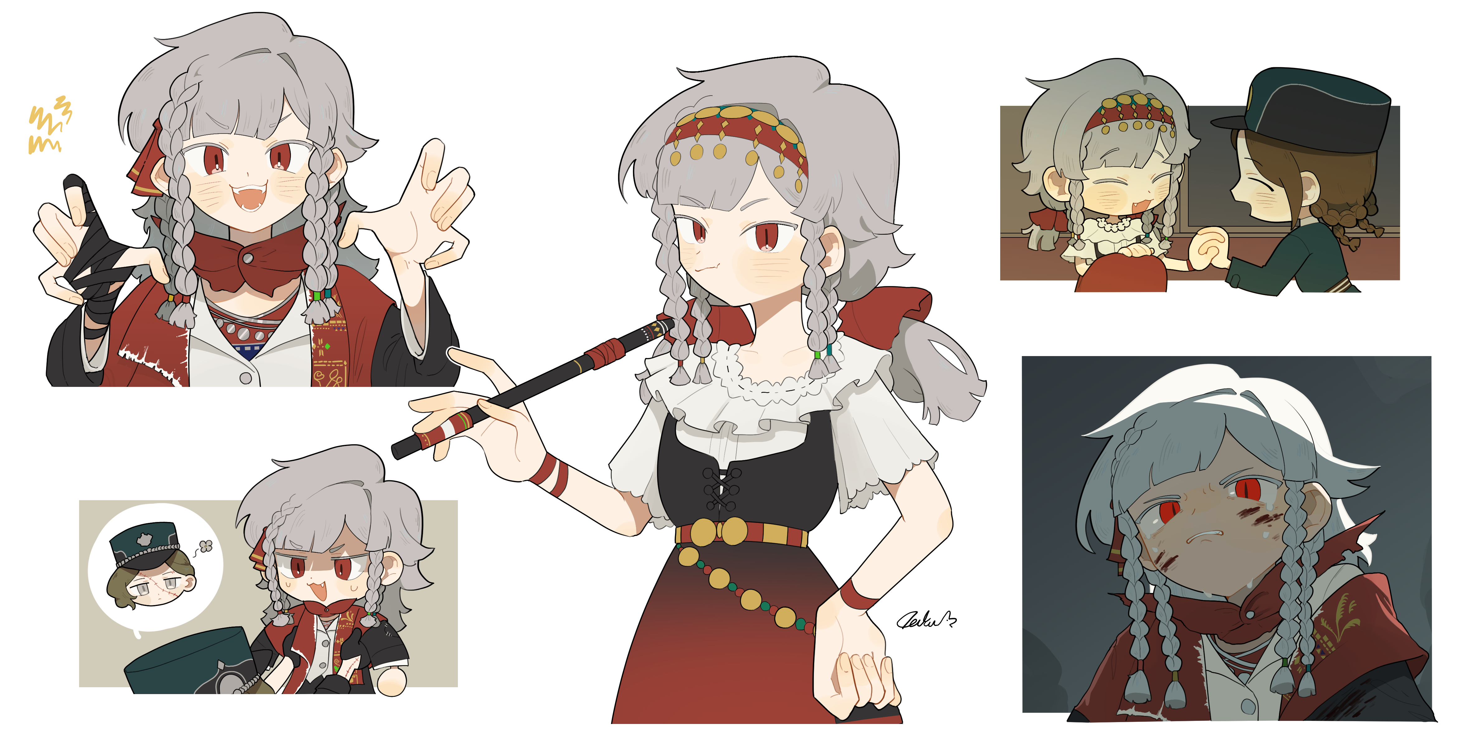Safebooru - 2girls :/ :d absurdres aima (reverse:1999) black coat black ...