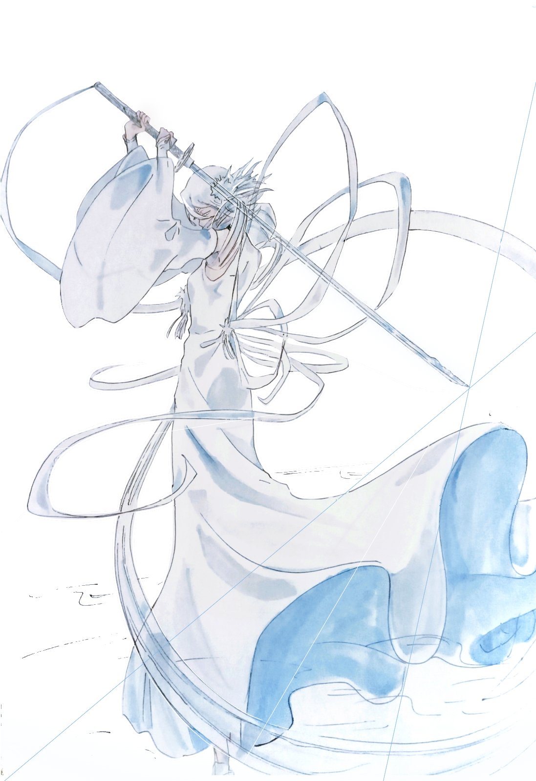 Safebooru - 1girl 31ulkubo bankai bleach colored eyelashes cryokinesis ...