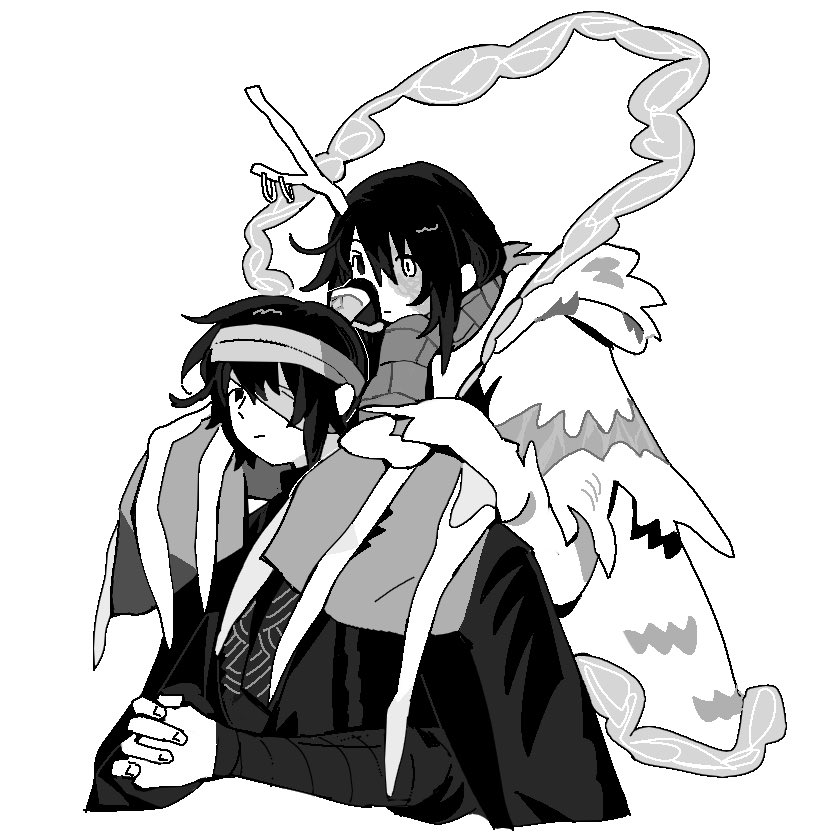 Safebooru - 2boys bakori514 (h akka) chinese clothes claws coat coat of ...