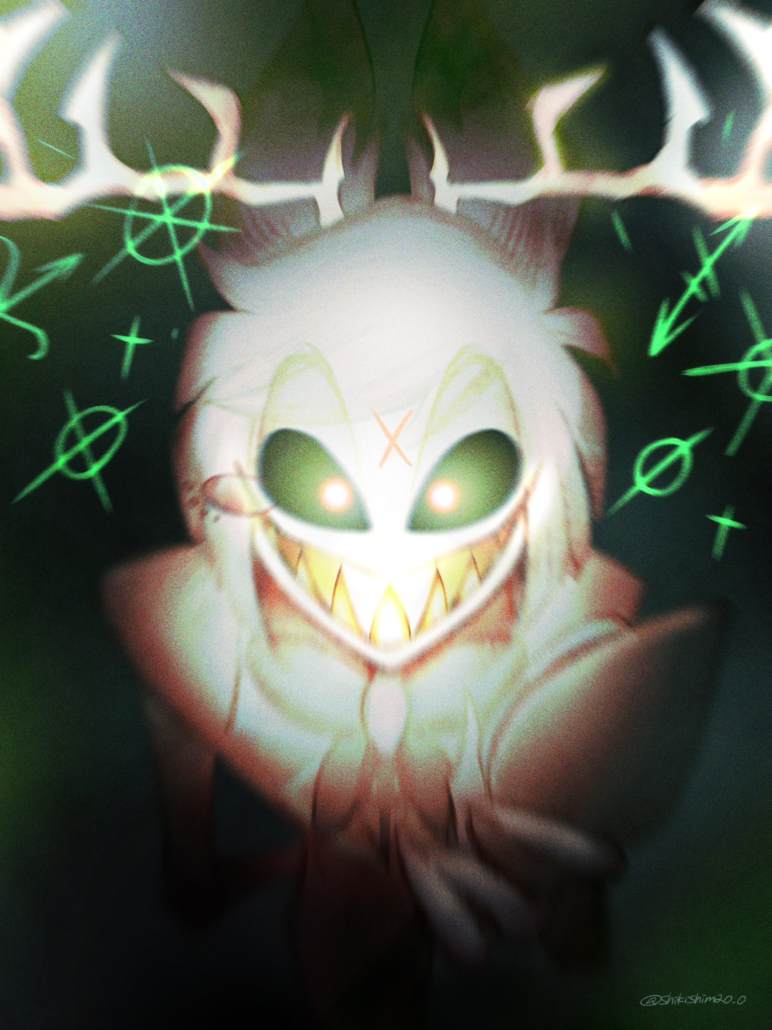 Safebooru - 1boy alastor (hazbin hotel) alternate form animal ears ...