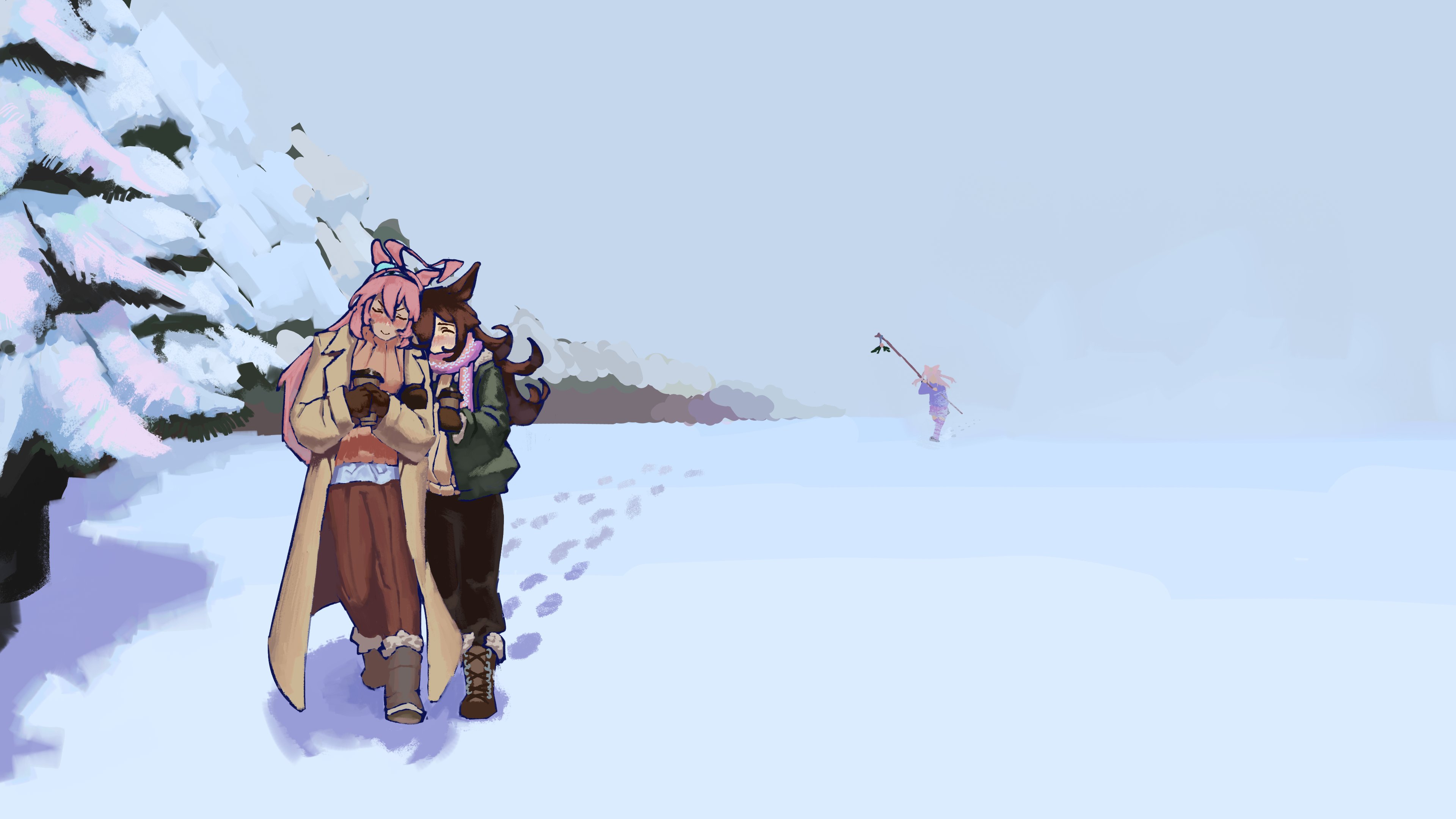 Safebooru - 3girls absurdres agnes digital (umamusume) ahoge animal ...