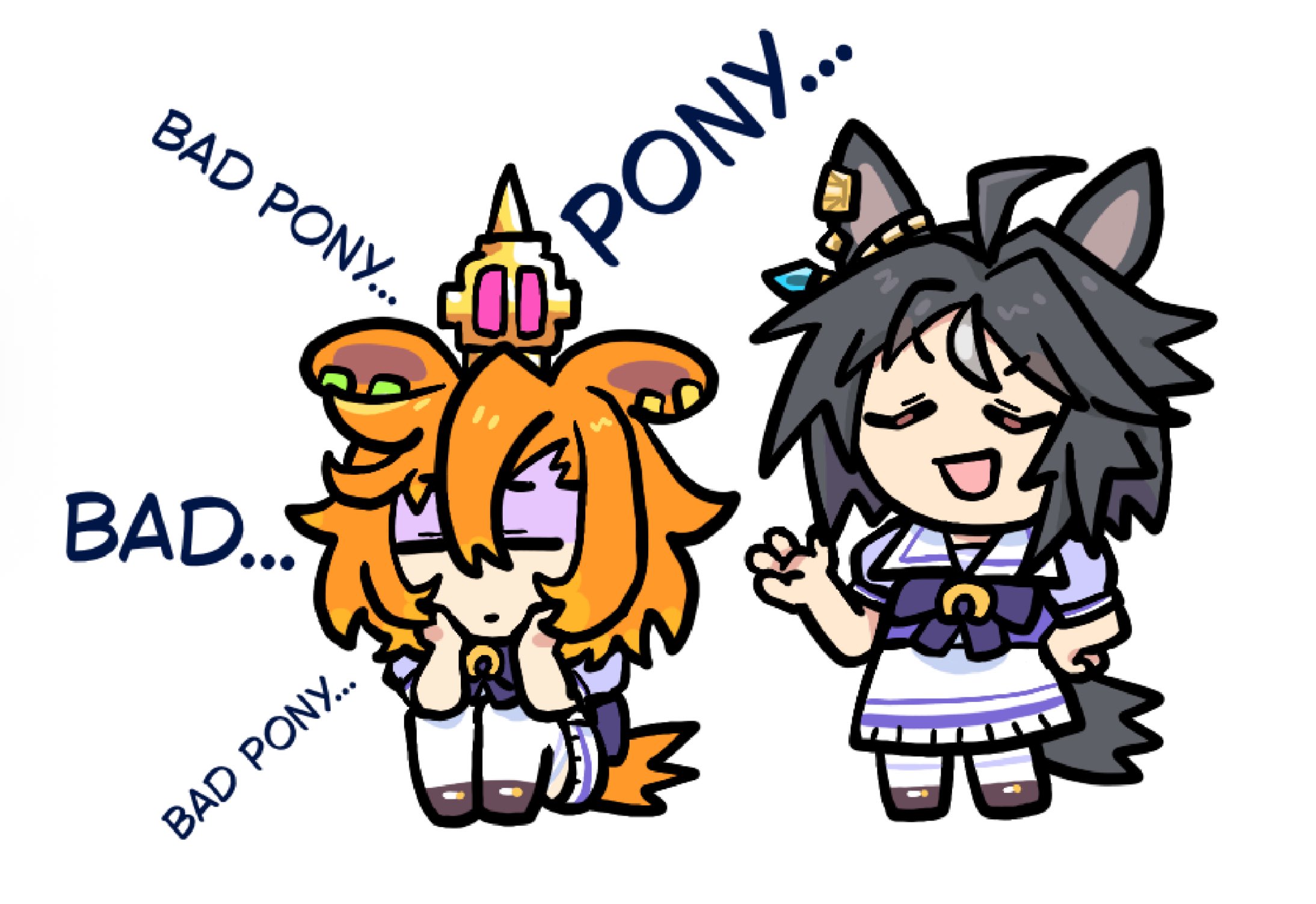 Safebooru - 2girls ahoge animal ear piercing animal ears back bow bare ...