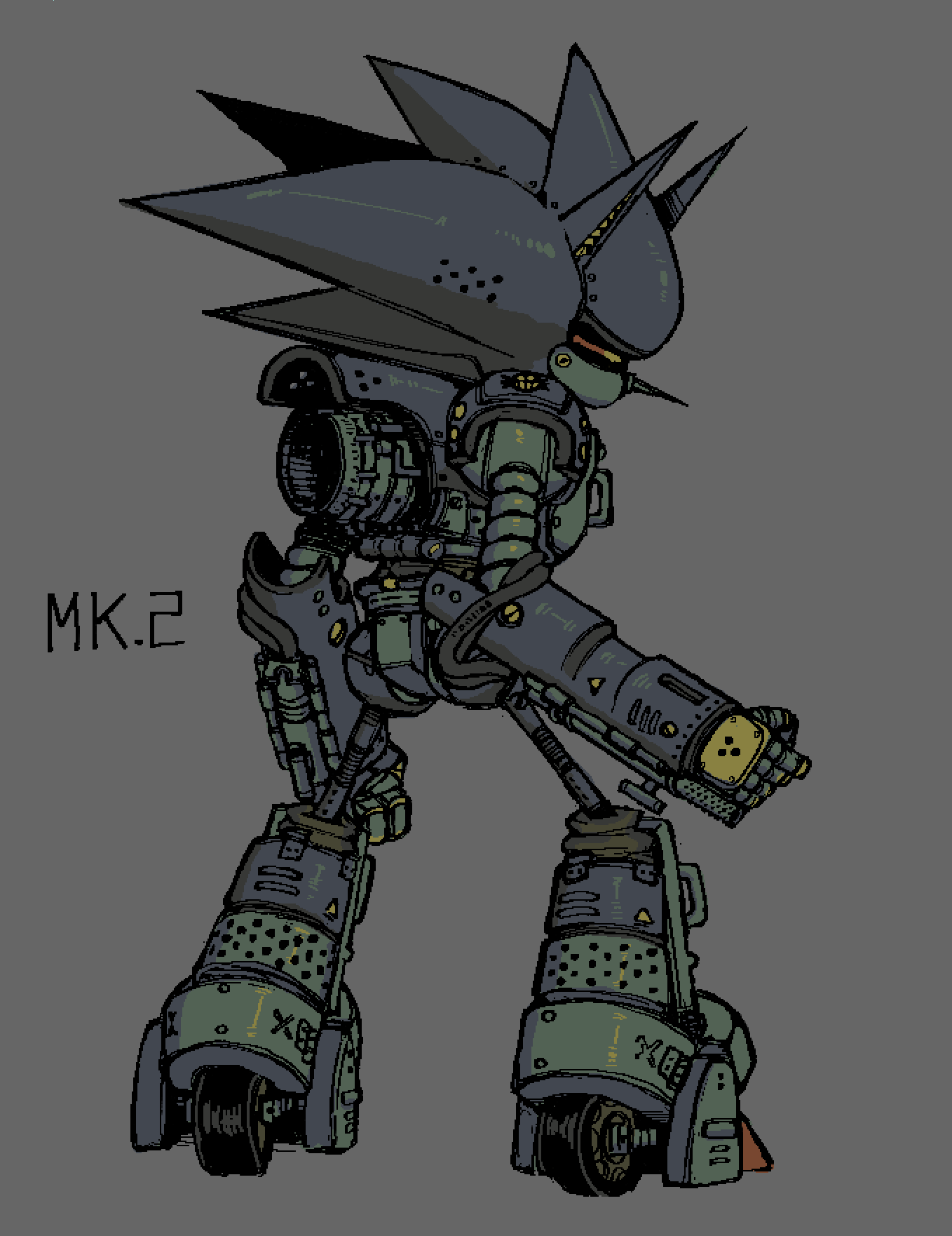 Safebooru - 1boy clenched hands english text from behind grey ...