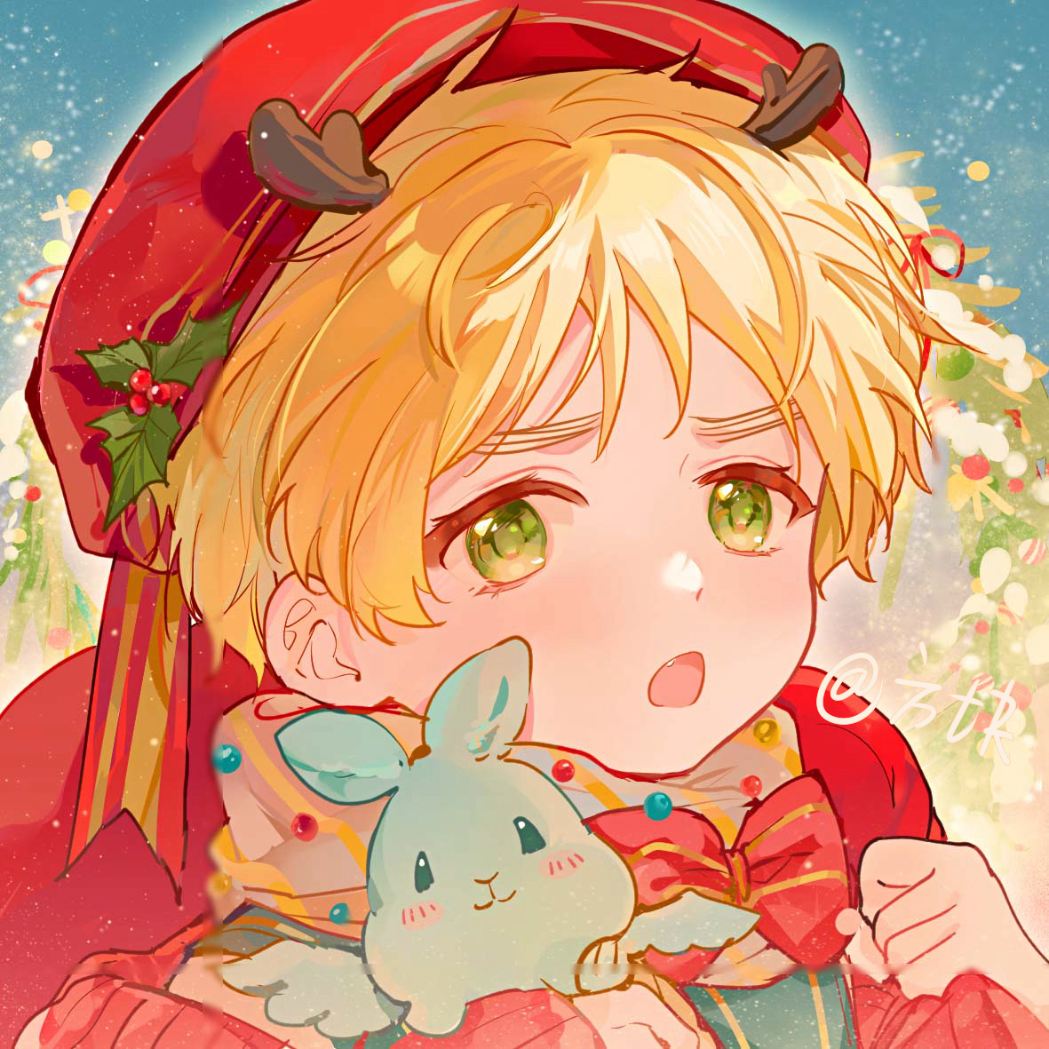 Safebooru - 1boy aged down antlers axis powers hetalia blonde hair ...