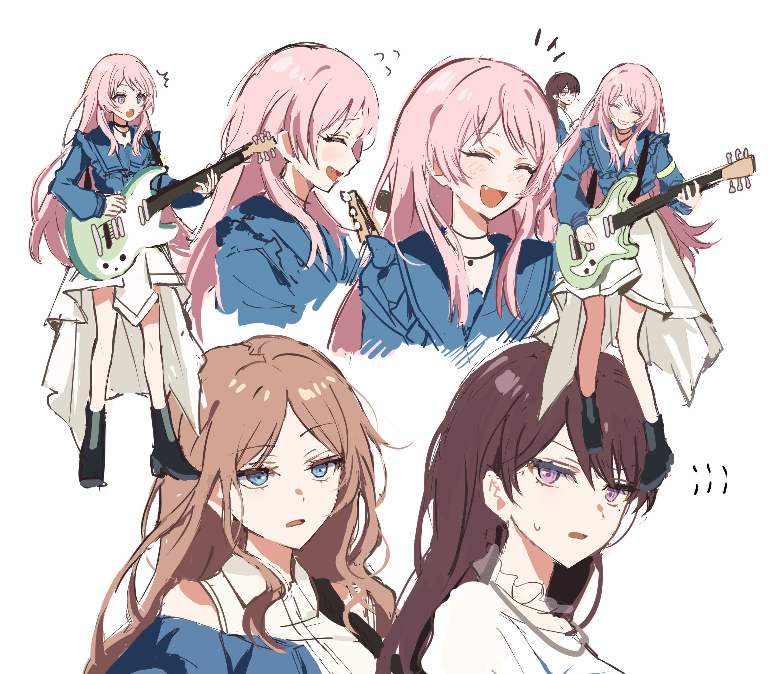 Safebooru - 3girls bang dream! bang dream! it's mygo!!!!! blue eyes ...