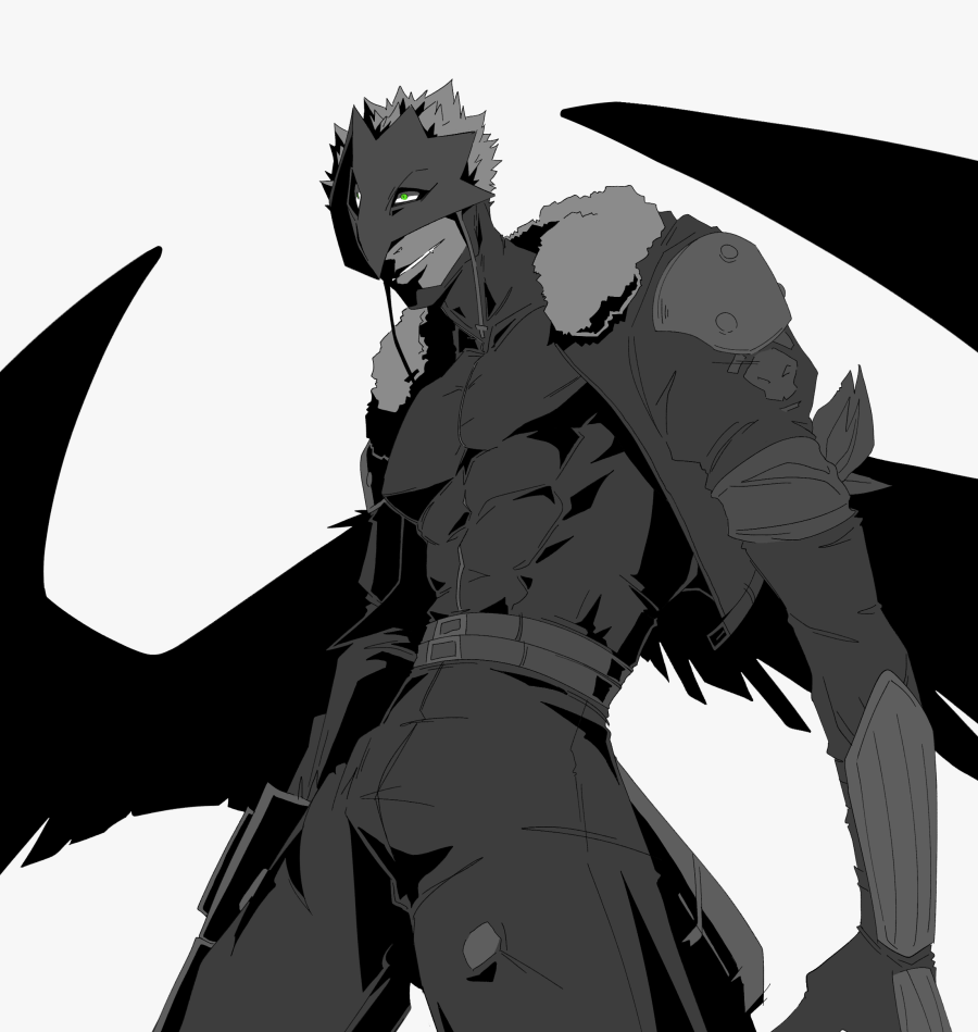 Safebooru - 1boy bandana around arm beelzebumon belt black jacket black ...