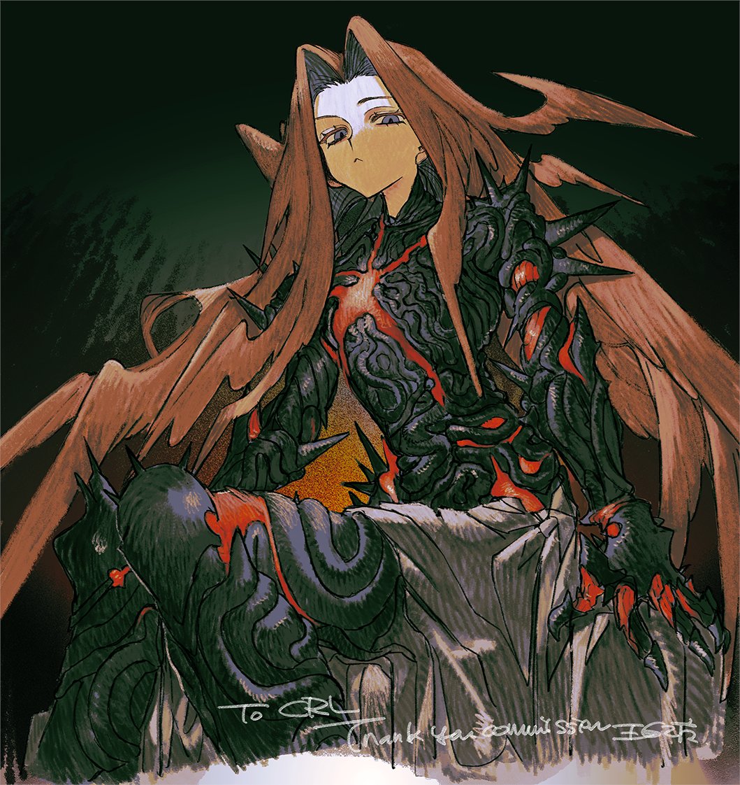 Safebooru - armor blue eyes claws closed mouth commission cosplay ...