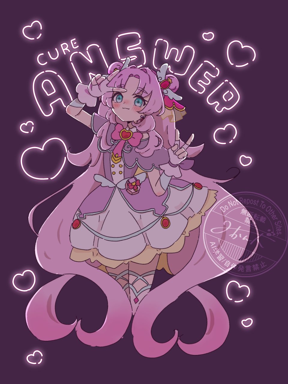 Safebooru - 1girl ahoge akechi anna aqua trim back bow bare shoulders ...