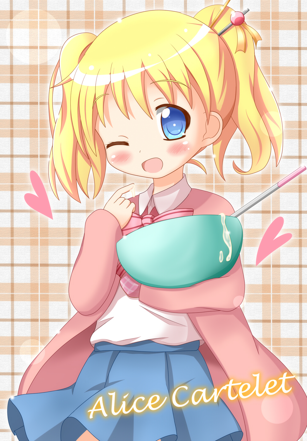 Safebooru - 1girl alice carteret blonde hair blue eyes blush hair ...
