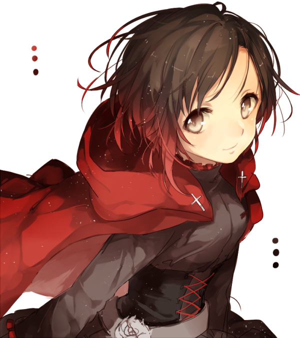 Safebooru - 1girl artist request corset cross dress grey eyes hooded ...