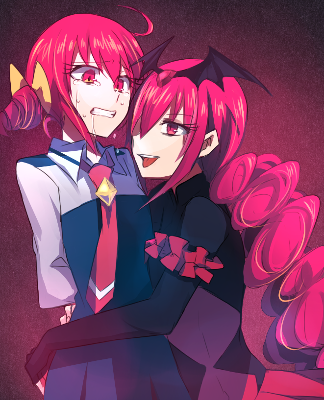 Safebooru - 2girls ahoge bad end happy bad end precure bat wings ...