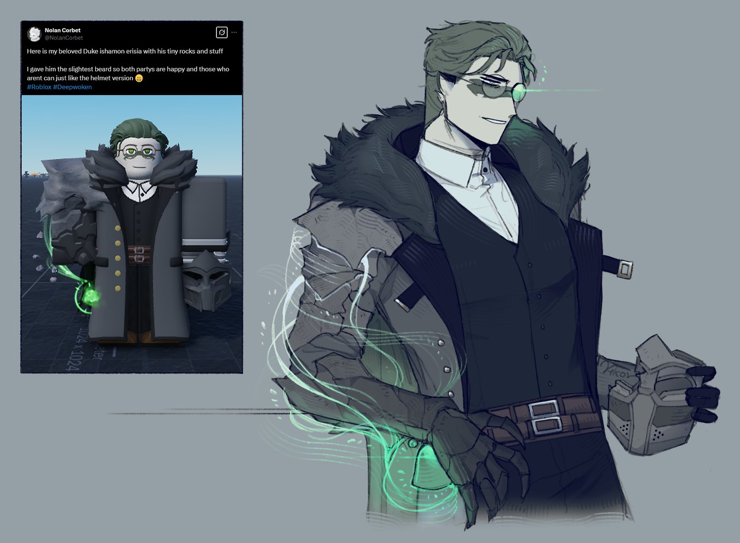 Safebooru - 1boy black gloves black vest buttons coat collared shirt ...