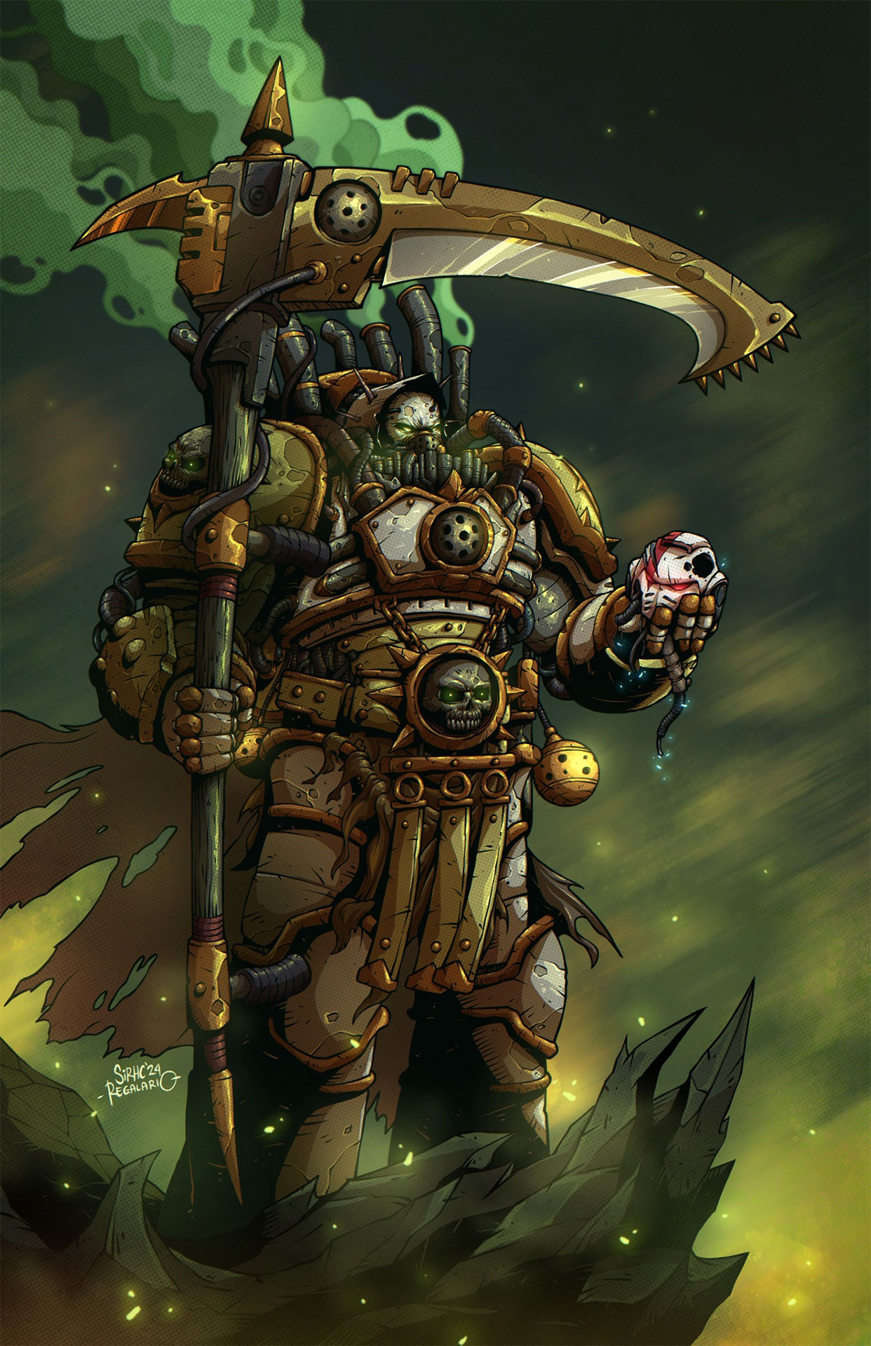 Safebooru - 1boy adeptus astartes armor armored boots artist name black ...