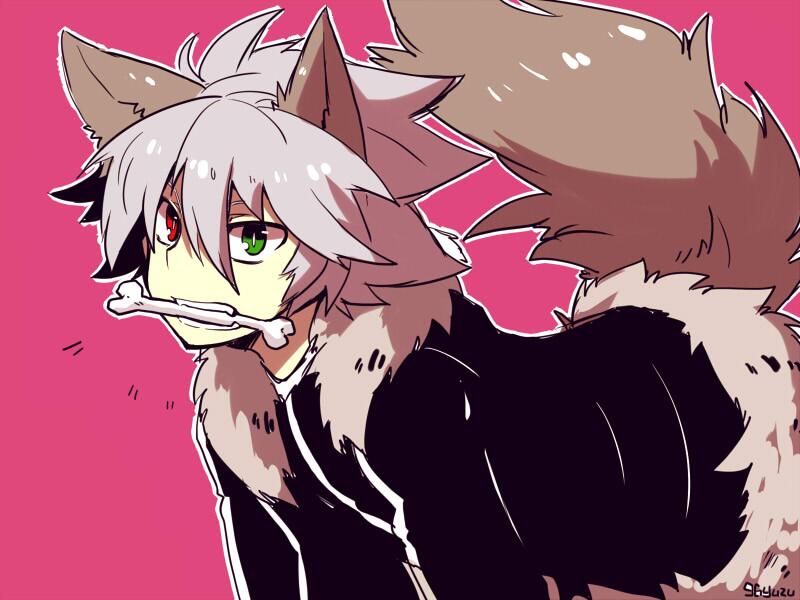 Safebooru - alternate costume animal ears blazblue bone dog ears dog ...