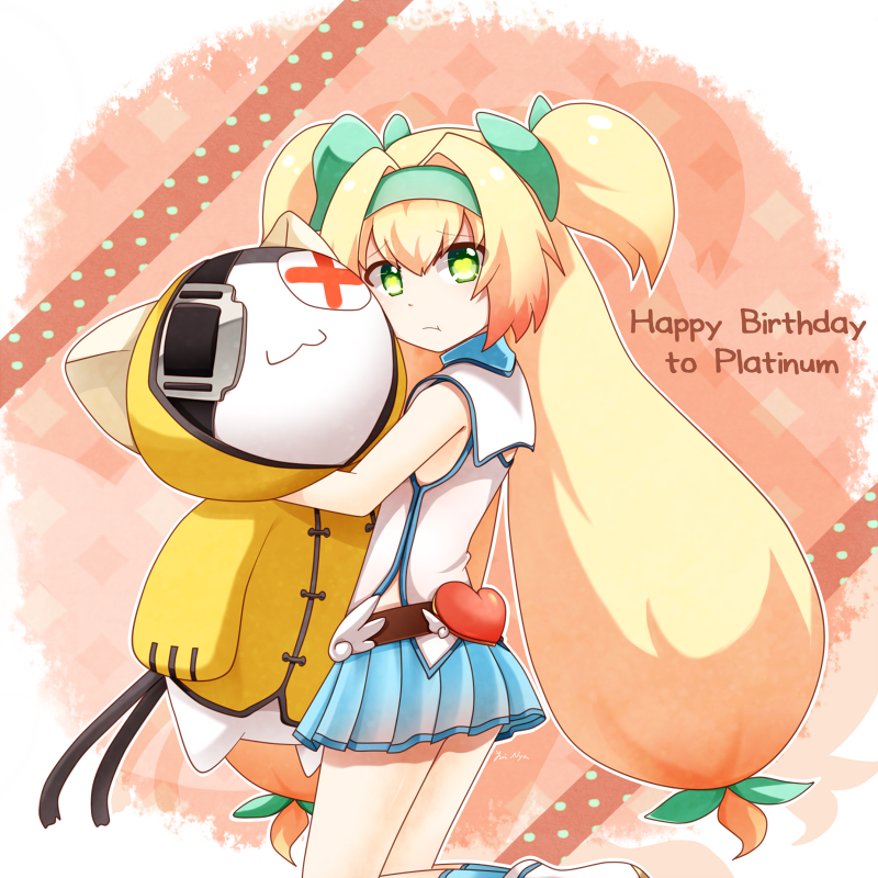 Safebooru 1girl 3 T Blazblue Blonde Hair Doll Heart Heart Eyes 5614