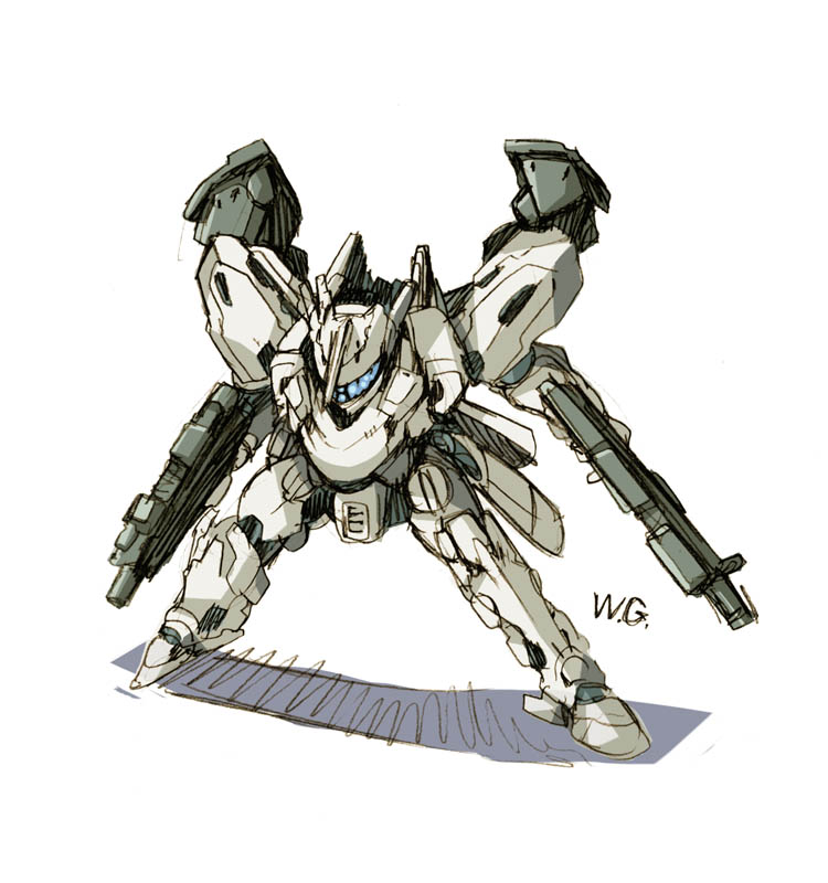 Safebooru - armored core armored core: for answer chibi duel wield gun ...