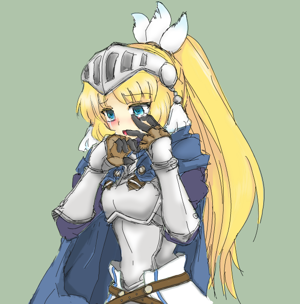 Safebooru - 1girl armor blonde hair blue eyes cape forte (rune factory ...