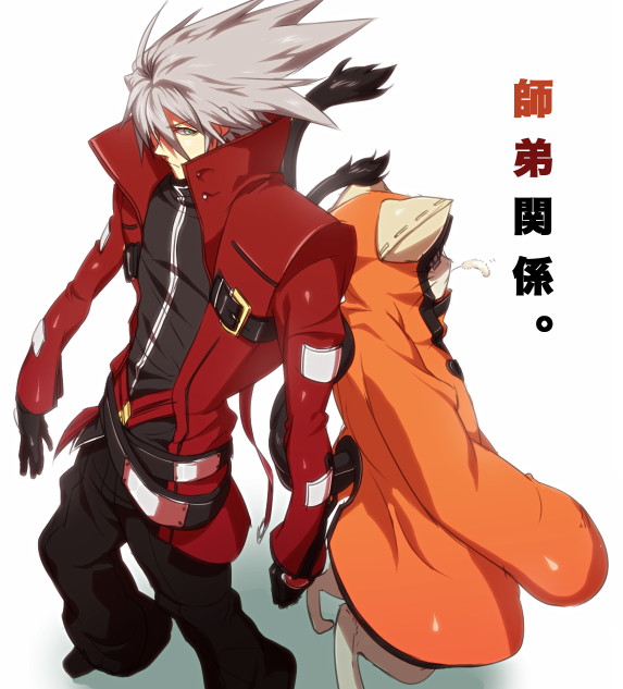 Safebooru - 1boy animal hood blazblue cat hood cat tail heterochromia ...