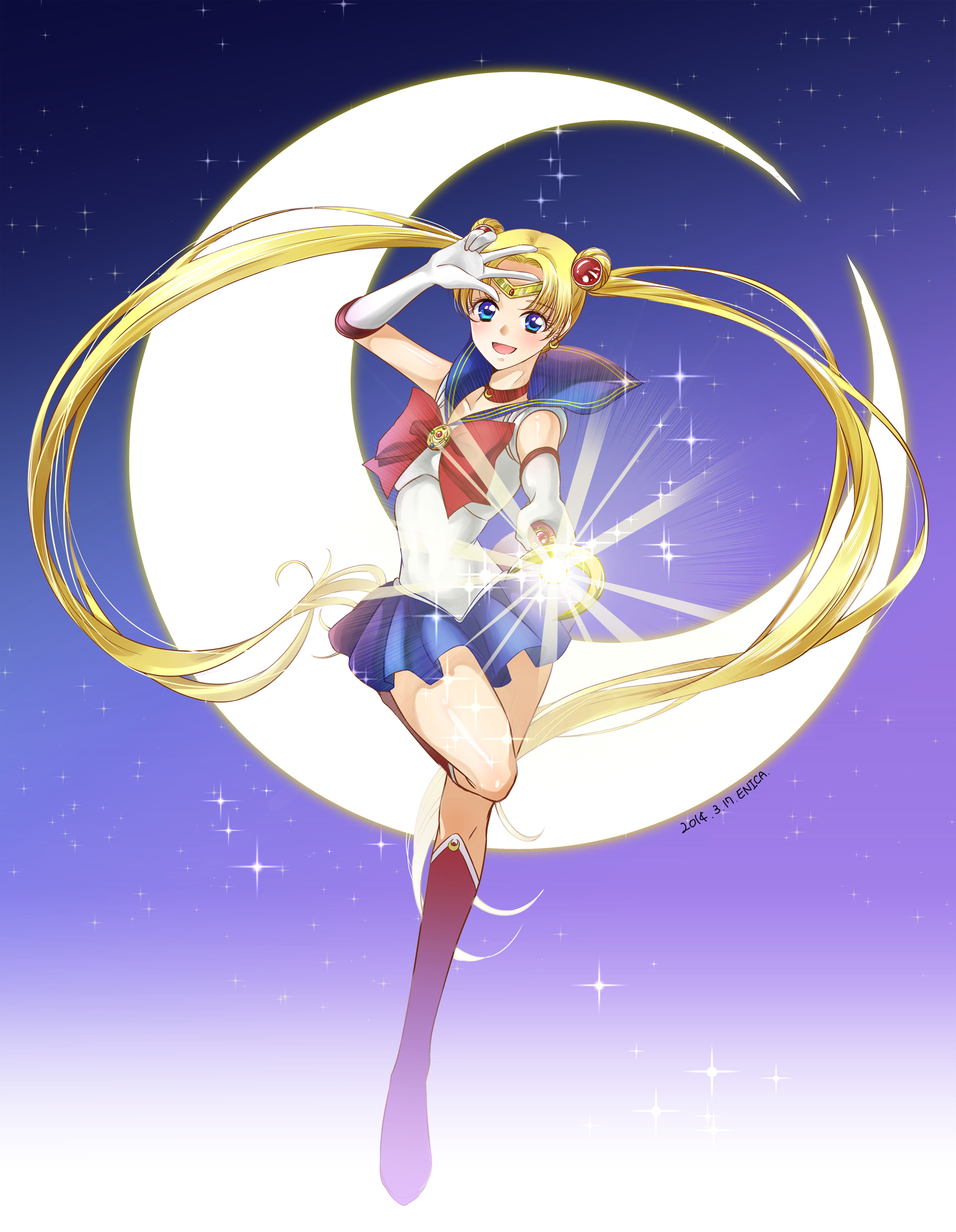 Safebooru - 1girl 2014 :d bishoujo senshi sailor moon bishoujo senshi sailor moon crystal blonde ...
