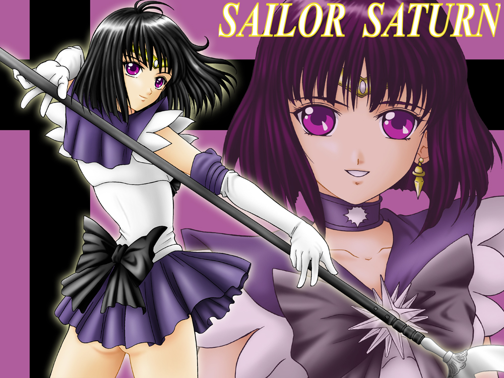 Safebooru - 2girls bishoujo senshi sailor moon black hair bow brooch character name choker dual ...