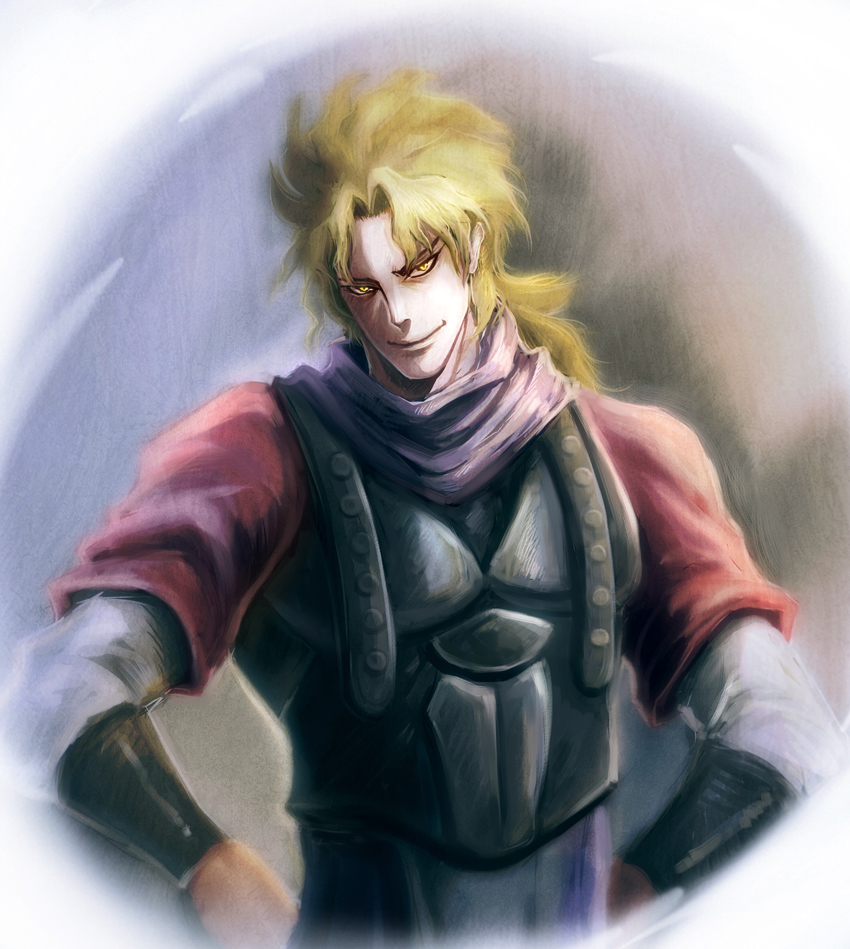 Safebooru - 1boy blonde hair dio brando glowing glowing eyes jojo no ...