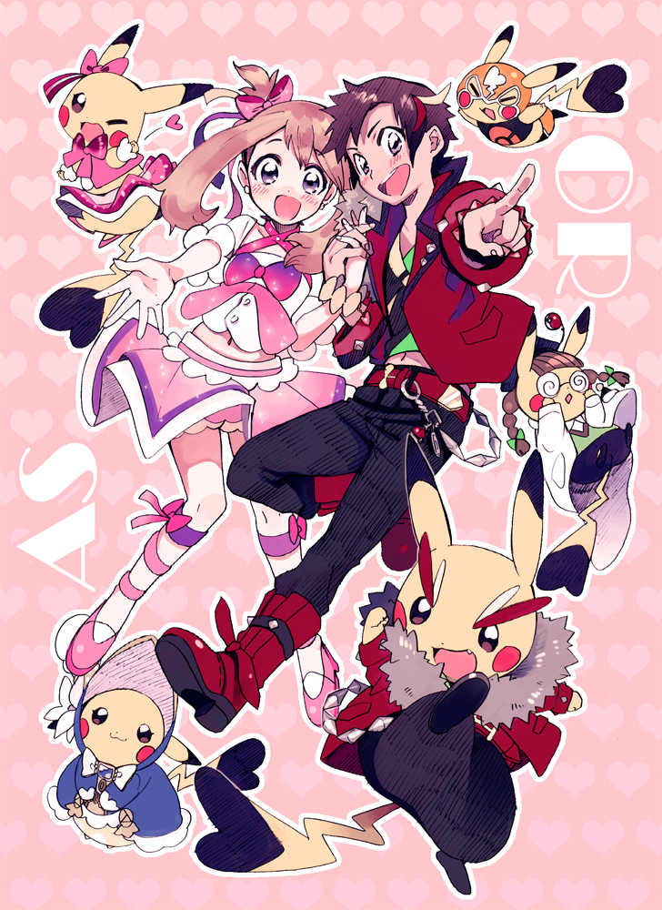 Safebooru - 1boy 1girl amezawa koma black hair blonde hair blue eyes blush braid brown hair dark ...