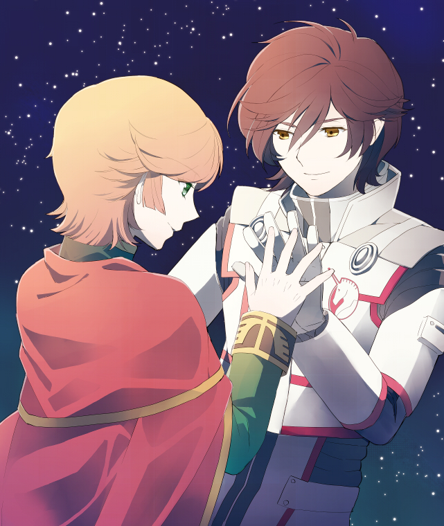Safebooru - 1boy 1girl audrey burne banagher links cape gundam gundam ...