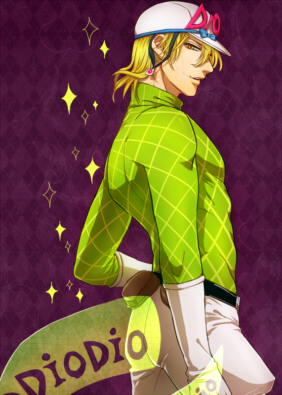 Safebooru - 1boy blonde hair diego brando gloves hat jojo no kimyou na ...