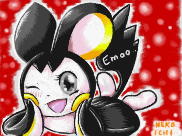Safebooru - dsiware emolga no humans pokemon pokemon (creature) | 1312631