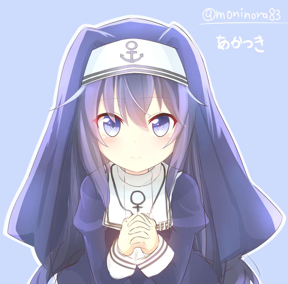 Safebooru - 1girl akatsuki (kantai collection) alternate costume artist request cross habit ...