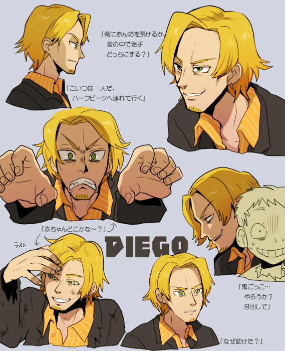 Safebooru - 2boys bags under eyes blonde hair character name diego (ice ...