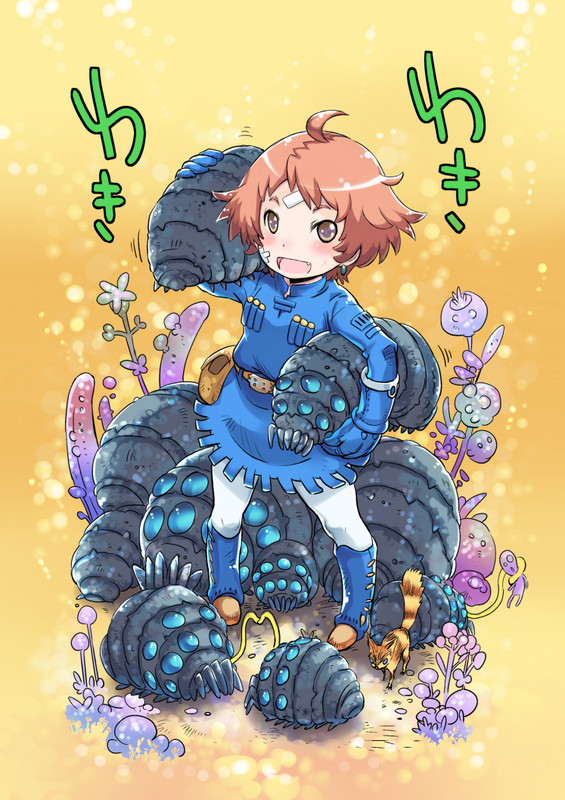 Safebooru - 1girl ahoge bandaid belt blush boots brown eyes brown hair ...