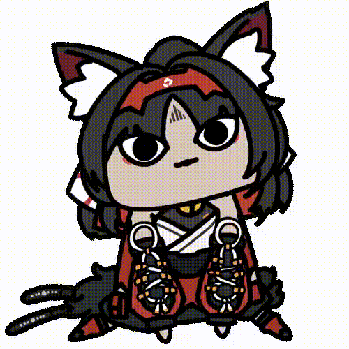 Safebooru 1girl Animated Cat Ears Cat Girl Cat Tail Dark Skinned 5749
